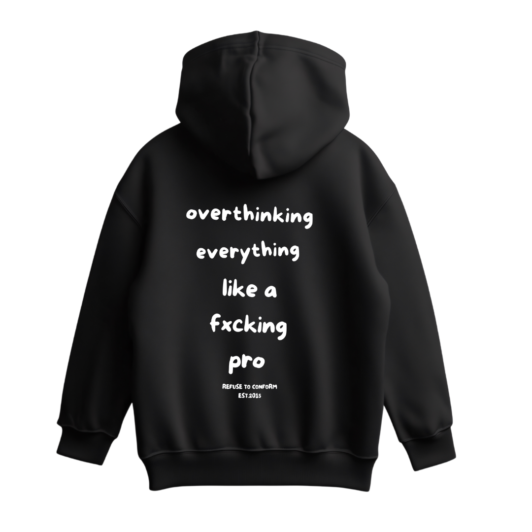 OVERTHINKING CLOUD HUG DOUBLE ZIP ZOODIE – Refuse to Conform Clothing™