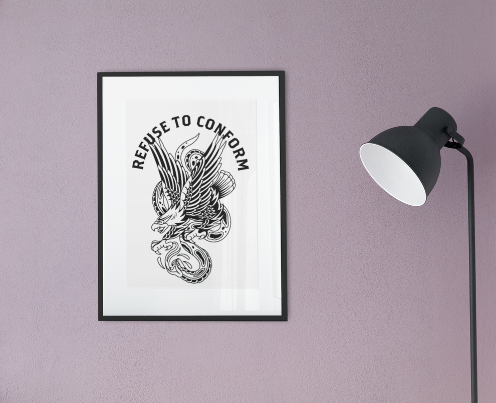 A4 POSTER - RELENTLESS – Refuse to Conform Clothing™
